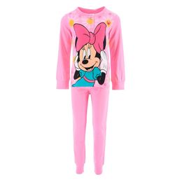 Disney Minnie Mouse Pyjama mit Minnie Mouse Design in rot | Gr.: 116