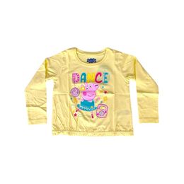 Langarmshirt Peppa Pig in Gelb | Gr.: 104