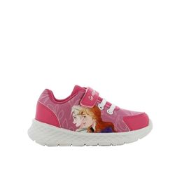 Disney Frozen Sneaker mit Frozen Anna und Elsa Motiv, in Rosa - mit Klettverschluss | Gr.: 24
