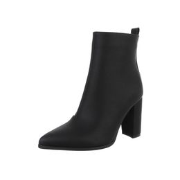 Ital-Design High Heel in Schwarz und Grau | Gr.: 40
