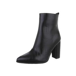 Ital-Design High Heel in Schwarz und Mehrfarbig | Gr.: 37