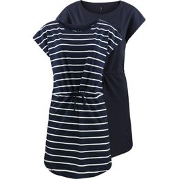 Only Kleid ONLMAY S/S DRESS 2er Pack in Blau | Gr.: XL