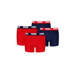 Puma Boxershorts BOYS EVERYDAY BASIC BOXER 4P in Red / Blue | Gr.: 176