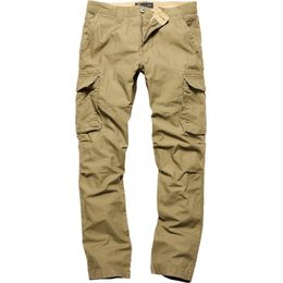 Vintage Industries Cargohose in Beige | Gr.: L