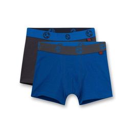 Sanetta 2er-Set: Boxershorts in Anthrazit/ Blau | Gr.: 104