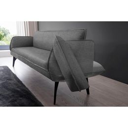 K+w Komfort & Wohnen K+W KOMFORT & WOHNEN Polsterbank »Drive« mit Seitenteilverstellung, wahlweise in 218 oder 238 cm Breite darkgrey 88