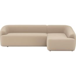 Inosign Ecksofa »Nergal, organisches Design, Breite 296cm, L-Form« Modernes Design, schlichte Optik, stilvoller Blickfang im Wohnzimmer taupe