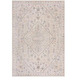 FLAIR RUGS Teppich »Teo« rechteckig 4 mm Höhe Waschbarer Traditioneller Teppich natur Obermaterial: 100% Polyester B : 152 cm 1 Stk.