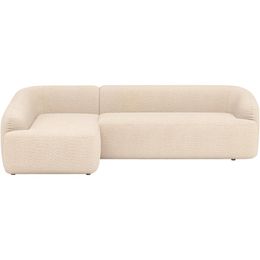 Inosign Ecksofa »Nergal, organisches Design, Breite 296cm, L-Form« Modernes Design, schlichte Optik, stilvoller Blickfang im Wohnzimmer creme