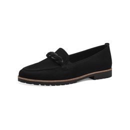 Tamaris Slipper »Slipper Leder« Schwarz 40 40 Verschluss: Schlupfschuh
