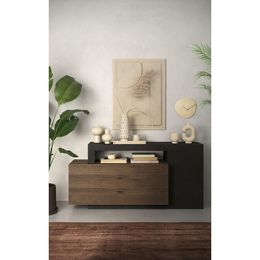 Inosign Sideboard »Freedom« Breite 159 cm mit 1 Tür und 3 Schubkästen (in verschiedenen Farben) Lava/Mercure NB Holzstruktur Maße (B/T/H):...