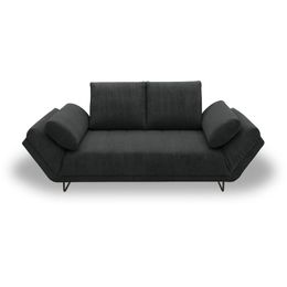 Inosign Schlafsofa »Jadelyn mit klappbaren Armlehnen, Bettsofa mit Federkern, Breite 250cm« Federkern, Cord-Bezug, incl. 2 Armlehnkissen,...