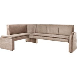 exxpo - SOFA FASHION Eckbank »Cortado, elegant und modern mit hohem Sitzkomfort« hohe Bodenfreiheit, schöne Detailverarbeitung, wahlweise...