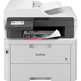 Brother Multifunktionsdrucker »MFC-L3760CDW« weiß Beidseitiger Druck, Display