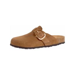 Tamaris Pantolette »Pantoletten Leder« Cognac 40 40 Verschluss: Schlupfschuh