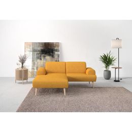 Andas Ecksofa »Swift Scandic Design, komfortabler Federkern, Breite 192cm, L-Form« Federkern-Polsterung, B/T/H: 192/83/176 cm curcuma