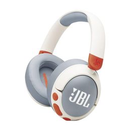 JBL Kinder-Kopfhörer »Junior 470NC« A2DP Bluetooth Active Noise Cancelling (ANC) Grau/Weiß Integriertes Mikrofon ermöglicht es Kindern, ganz...