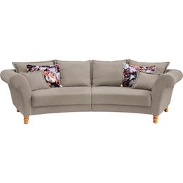 Home Affaire Big-Sofa »Tassilo geschwungene Formensprache, bequem, Mega Sofa, Breite 350cm« hellbraun 0