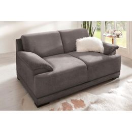 Home Affaire 2-Sitzer &raquo;Telos, Boxspring-Federung toller Sitzkomfort, zeitlos & komfortabel&laquo; mit Boxspring-Federung grau Chenille (100% Polyester);