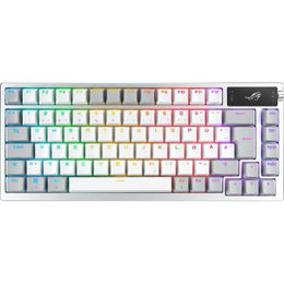 ASUS Gaming-Tastatur &raquo;ROG Azoth White DE&laquo; () wei&szlig; Verbessertes Tipperlebnis: Vorgeschmierte Tastaturstabilisatoren erzeugen weniger Reibung f&uuml;r...