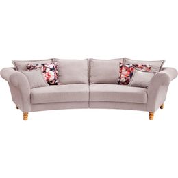 Home Affaire Big-Sofa »Tassilo geschwungene Formensprache, bequem, Mega Sofa, Breite 350cm« flamingo