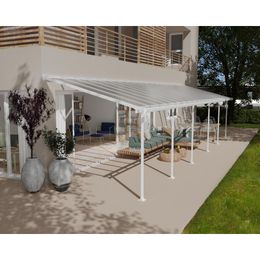 PALRAM - CANOPIA Terrassendach »Feria Alu Terrassenüberdachung« einfache DIY Montage Weiss