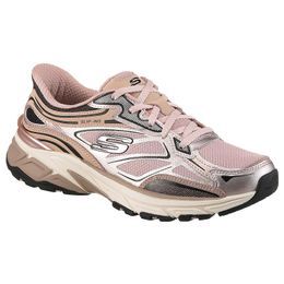 Skechers Slip-On Sneaker »STAMINA SPORT« Retro Sneaker, Schnürschuh mit Metallic-Besätzen rosa 41 41 Skechers Sneaker im Material-Mix