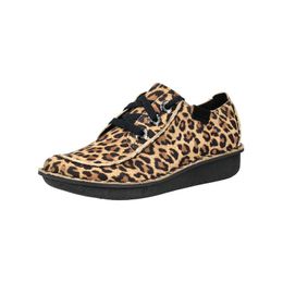 Clarks Schnürschuh »Halbschuhe Leder« Leopard 39,5 39,5 Verschluss: Schnürung