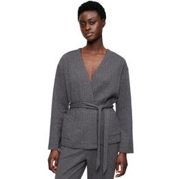 Triumph Sweatshirt »Cozy Comfort Robe Top Quilted« weich und gemütlich DARK GREY MELANGE 36 36 Gestepptes Oberteil als Loungewear oder zum Kombinieren