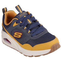 Skechers Sneaker »UNO - RETRO GROOVE« Freizeitschuh mit Memory Foam, Größenschablone zum Download navy-gelb 39 39 Skechers Sneaker mit Skech-Air...