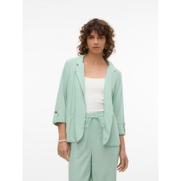 Véro Moda VERO MODA Kurzblazer »VMJESMILO 3/4 LOOSE BLAZER WVN NOOS« mit Leinen Silt Green L L Modischer Blazer von Vero Moda