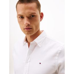 Tommy Hilfiger Langarmhemd &raquo;DOBBY&laquo; Slim Fit, Button-down-Kragen White L - N-Gr N-Gr L Schlichtes Hemd von Tommy Hilfiger