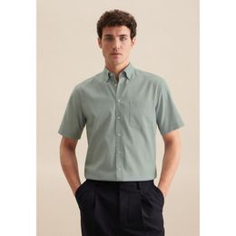 Seidensticker Businesshemd »Regular« Regular 1/2 Button-Down-Kragen Struktur sage green 3XL (47) - normale Ärmellängen normale Ärmellängen 3XL (47)...