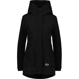 alife and kickin ALIFE & KICKIN Winterjacke &raquo;Damen FloraAK A&laquo; mit Kapuze Gef&uuml;tterte Winterjacke mit kuscheligem Innenfell und gro&szlig;er Kapuze moonless XXL XXL Eine...
