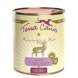 Terra Canis Classic Adult 6x800g Wild mit K&uuml;rbis, Vollkornnudeln und Preiselbeeren