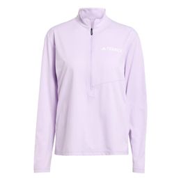 adidas terrex Performance Shirt 'Multi Climacool 1/2 Zip Long Sleeve' female Purple size XXL