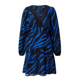 Dorothy Perkins Kleid Damen Größe 46 royalblau / schwarz Winterkleid