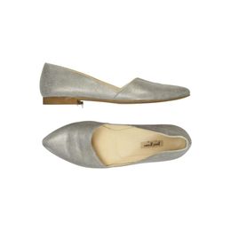 Paul Green Ballerina Damen Größe 39 Second Hand silber