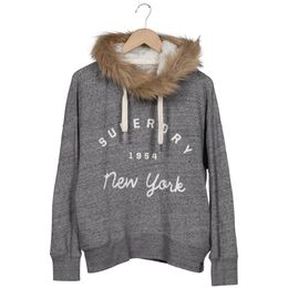 Superdry Kapuzenpullover Damen Größe M Second Hand grau