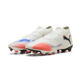 Fu&szlig;ballschuh Puma "FUTURE 8 PRO FG/AG Fu&szlig;ballschuhe Erwachsene", Herren, Gr. 40, wei&szlig; schwarz glowing rot, Obermaterial: Textil, Synthetik. Futter: Textil, Synthetik. Innensohle: Textil. Laufsohle: Synthetik, Schuhe Fu&szlig;ballschuh