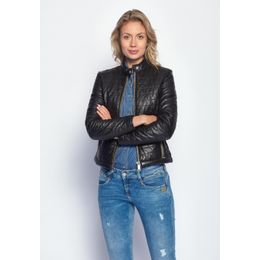 Lederjacke Maze "Sota", Damen, Gr. S, schwarz, Obermaterial: 100% Lammleder; Futter: 100% Polyester, Jacken