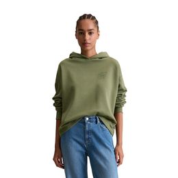 Marc O'Polo Damen Sweatshirt "aus softem Bio-Baumwolle-Mix"desert sage, Gr. S, MARC O'POLO DENIM, unifarben, Obermaterial: 70% Baumwolle, 30% Polyester,