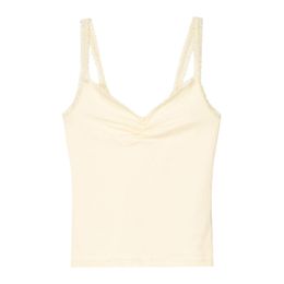 Bershka Top female Yellow size XL