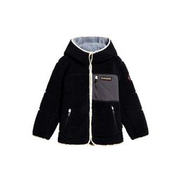 Napapijri Fleece Jacket 'YUPIK' boy Black size 12