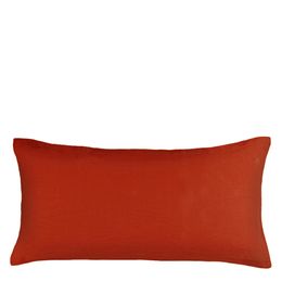 Zoeppritz Kissenbezug Stay 40x80 Kissenbezug orange - rust 100% Leinen