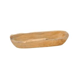 POSIWIO Dekoschale in Hellbraun - (B)40,5 x (H)7 x (T)14 cm - 10% | Dekoschalen