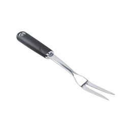 Masterclass Tranchiergabel in Silber/ Schwarz - (L)32 cm - 13% | Kuechenhelfer