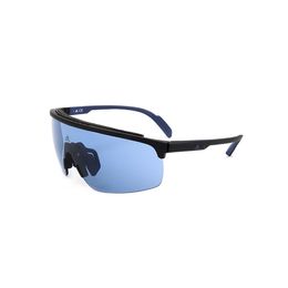 Adidas Herren-Sonnenbrille in Schwarz/ Blau - 66% | Brillen-herren