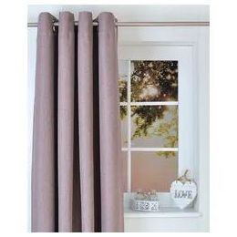 Kutti Vorhang HEINE HOME Gr. 3, braun, B:140cm H:225cm, Polyester, Gardinen