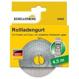 Rollladengurt Schellenberg "Mini 14 mm, 4,5 m, zur Bedienung eines Rollladens mit Gurtwickler", grau, B:1,4cm L:450cm, Polypropylen (PP), Seile, Gurtband in unterschiedlichen Farben erhältlich